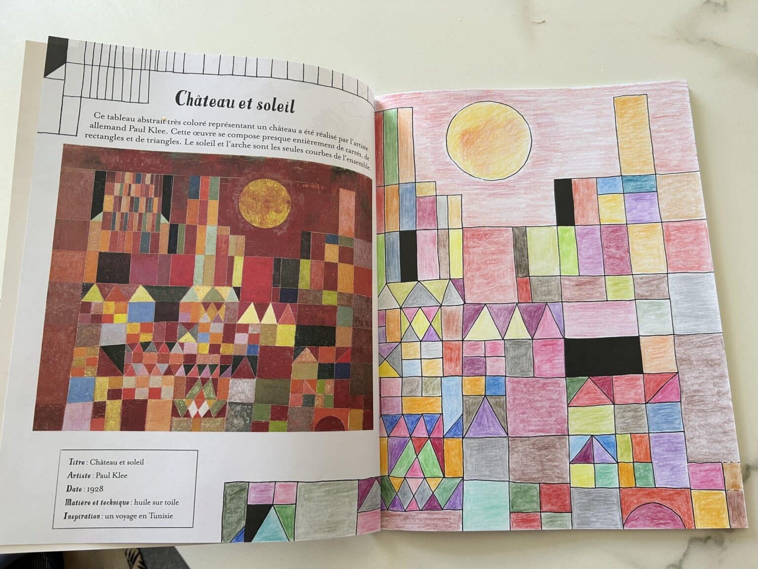 Tableaux célèbres à colorier (Usborne) Tableaux célèbres à colorier